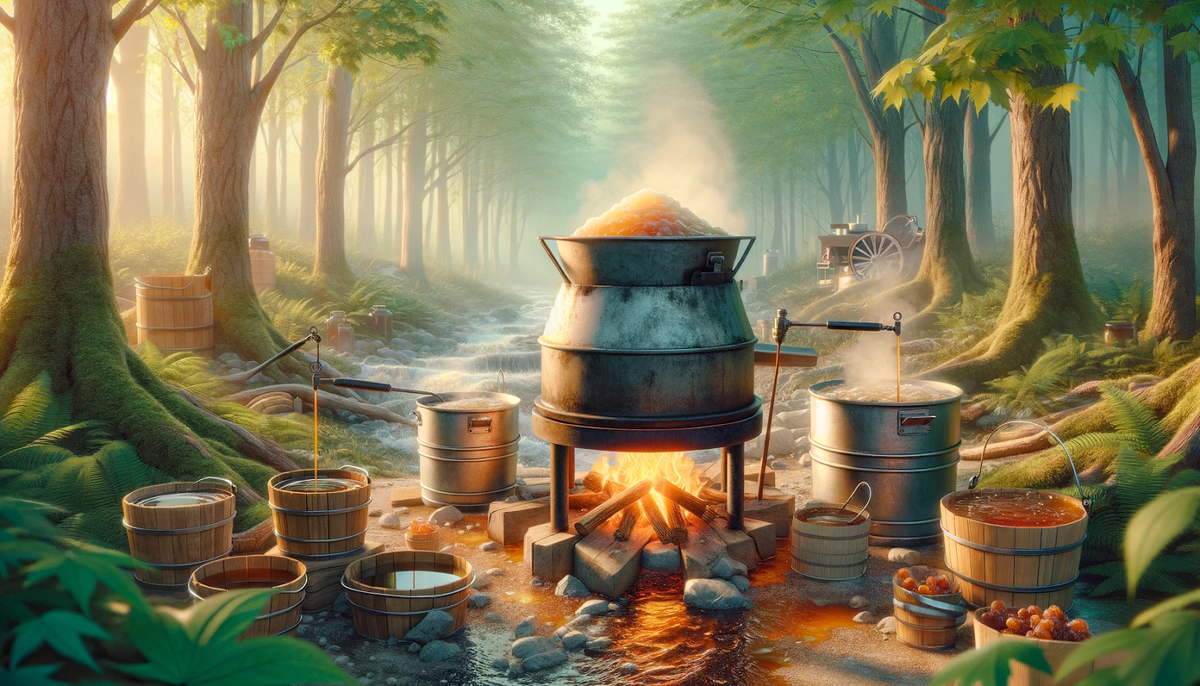 Historic Boiling Techniques – Three Peaks Maple Syrup