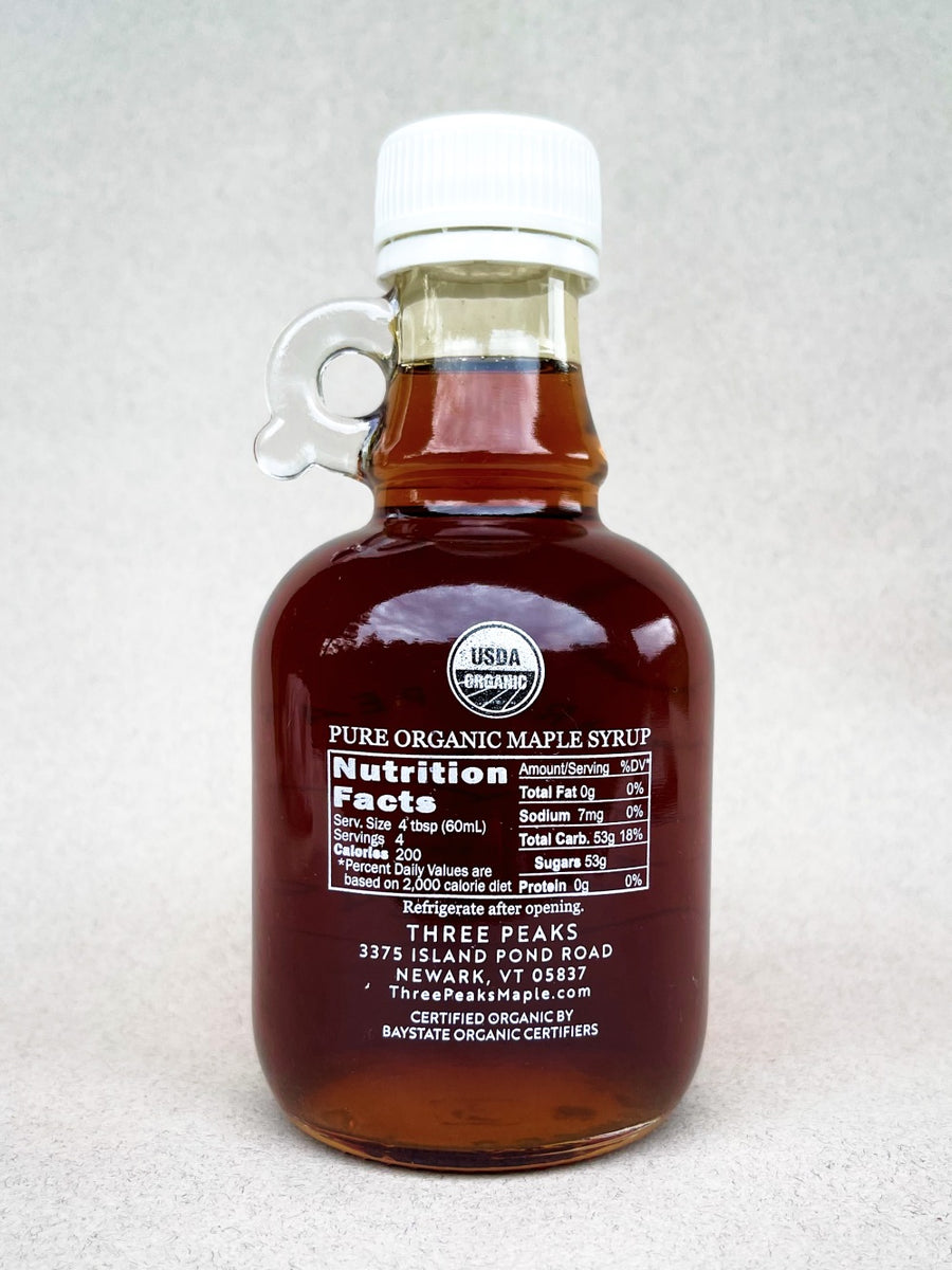 Dark Organic Vermont Maple Syrup – Three Peaks Maple Syrup