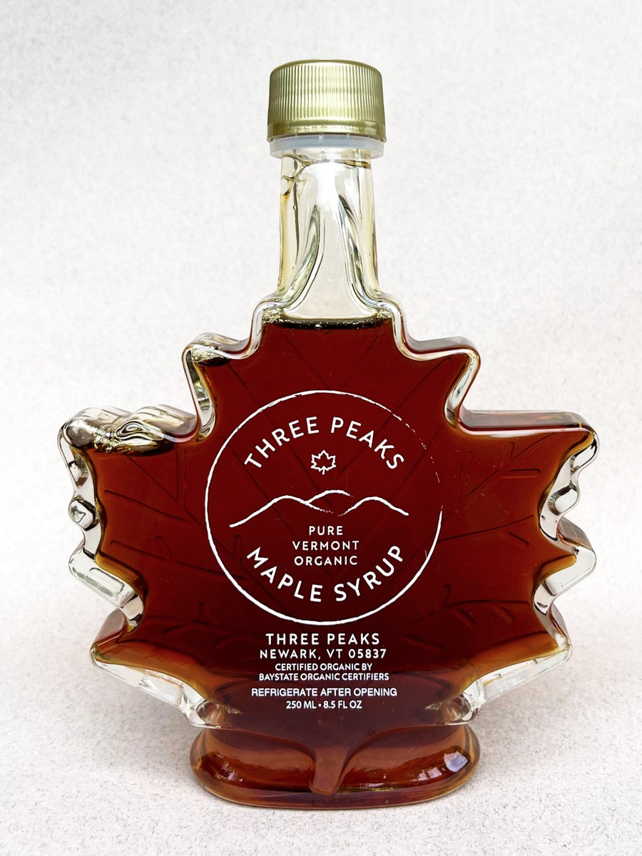 Maple Leaf - Dark Organic Vermont Maple Syrup – Three Peaks Maple Syrup